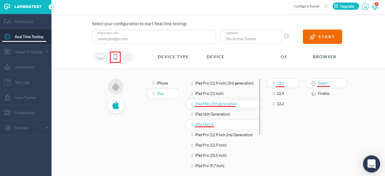 LambdaTest Adds New iPads & iOS 13 Devices